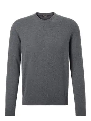Loro Piana Cashmere Crewneck Sweater - Grey