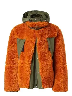 SACAI Wool-Blend And Canvas Jacket