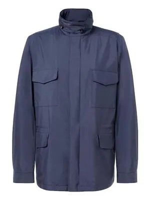 Loro Piana Traveller Technical Field Jacket - Blue