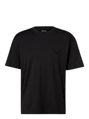 Prada Cotton Jersey T-shirt - Black