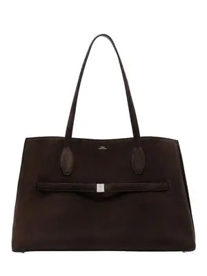 TOTEME Lounge Suede Tote - Brown
