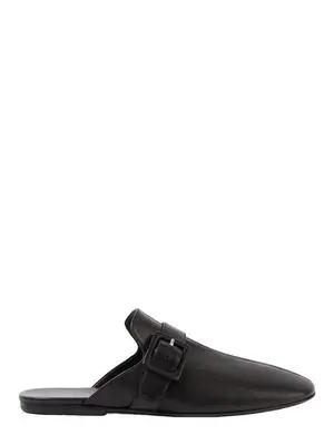 Dries Van Noten Leather Mules - Black