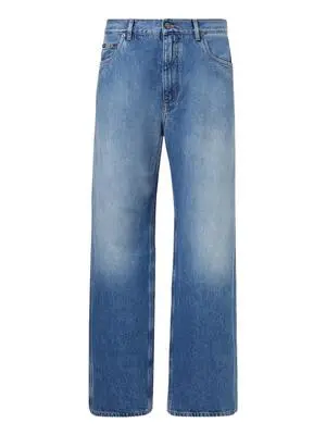 Dolce & Gabbana Mid-rise Wide-leg Jeans - Blue