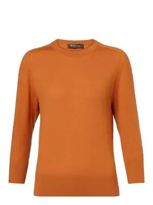 Loro Piana Piuma Cashmere Sweater - Orange