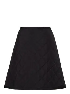 JIL SANDER Quilted Mini Skirt - Black