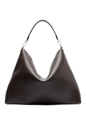 TOTÊME Bevel Leather Tote - Black