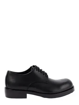 Dries Van Noten Leather Derby Shoes - Black