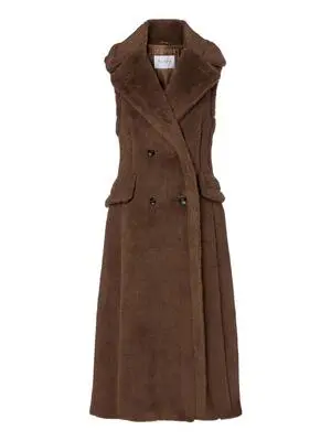 MAX MARA Alpaca, Wool, And Silk Teddy Coat