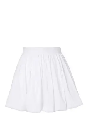 PATOU Cotton Poplin Miniskirt - White