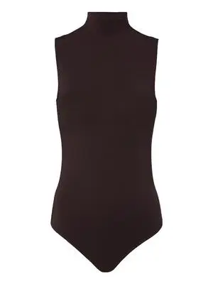 Wolford High-neck Bodysuit - Brown