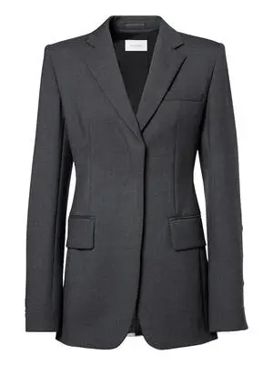 Sportmax Ranghi Virgin Wool Blazer - Grey
