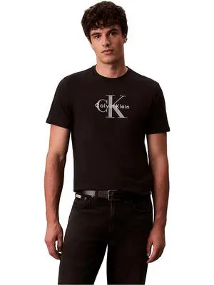 Calvin Klein Monologo Tee - Black