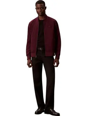 Calvin Klein Matte Bomber Jacket - Passion Plum