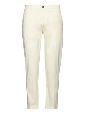 LIU •JO MAN Tapered Leg Chino Pants - Off White