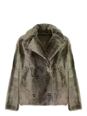 YVES SALOMON Wool Double-Breasted Coat