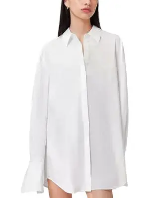 ALLSAINTS Alber Buttoned-Cuff Shirtdress