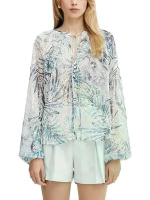 Guess Floral-print Blouse - White