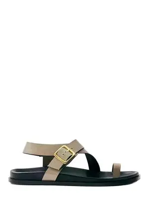 ALOHAS Leather Sandals - Neutrals