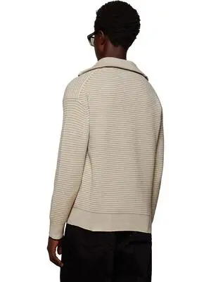 JW Anderson Half Zip Jumper - Sand