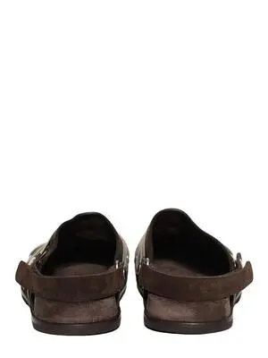 Rick Owens Concordians Megalace Mules - Brown