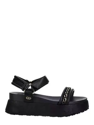Liu Jo Logo-plaque 65mm Sandals - Black