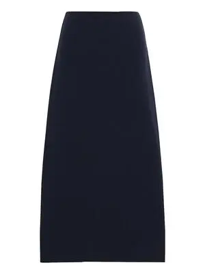 Vince Crepe Midi Skirt - Navy