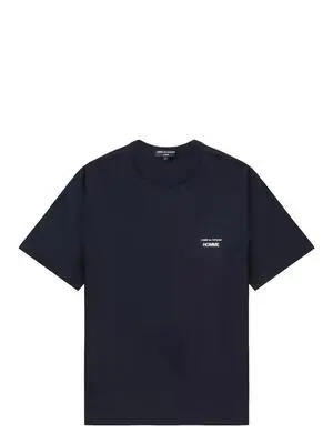 Comme Des Garçons Logo-print T-shirt - Blue