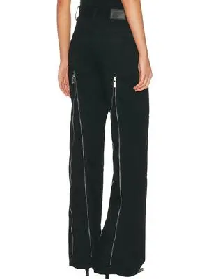 Helmut Lang Zip Carpenter - Rinsed Black