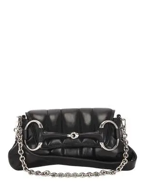 Gucci Horsebit Clutch - Black