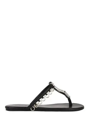 Christopher Esber Pierced Flip Flop - Black