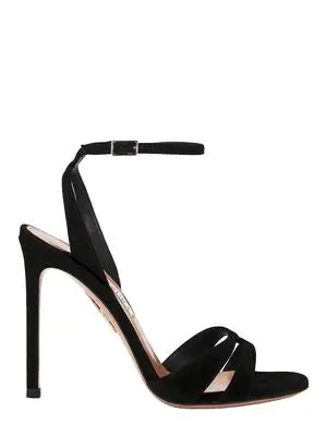 AQUAZZURA You And I 105 Sandal - Black