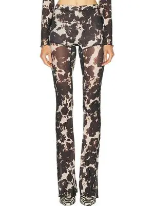 KNWLS Halcyon Flare Legging In Black,cream - Rose