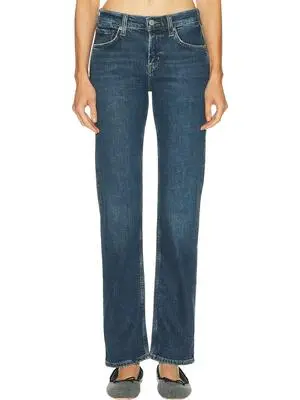 AGOLDE Low Rise Slim Jeans - Slick