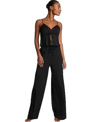 Victoria's Secret Modal Cami & Wide-leg Pant Set - Black
