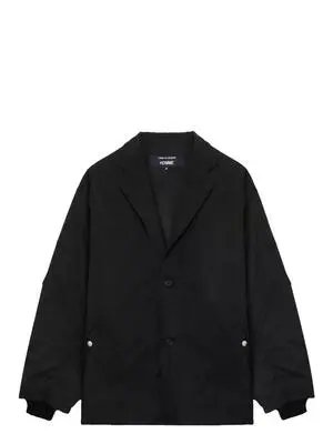 Comme Des Garçons Pinstripe Three-button Jacket - Black