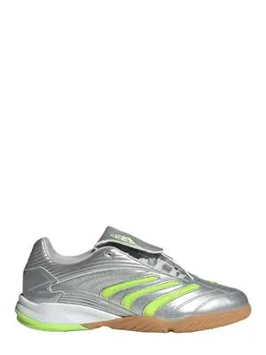 Adidas Predator Sala Shoes - Silver Metallic / Signal Green / Cloud White