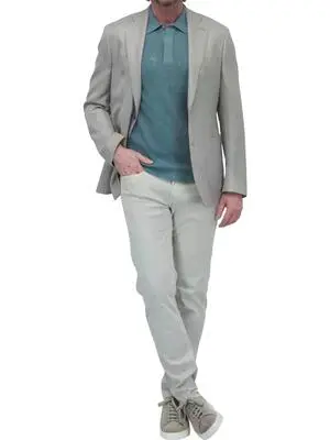 ATELIER MUNRO Herringbone-pattern Blazer - Neutrals