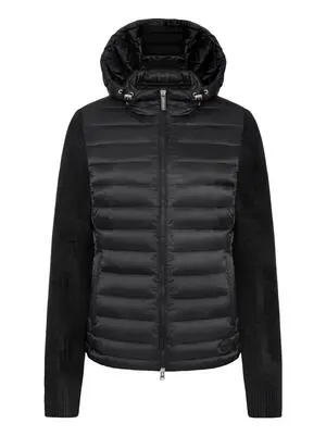 COLMAR Zip-fastening Hooded Quilted Jacket - Black