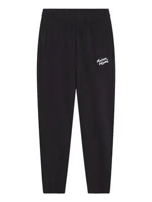 Maison Kitsuné Elasticated-waist Track Pants - Black