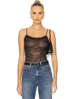ELODIE THE LABEL Elodie Clara Lace Bodysuit - Black