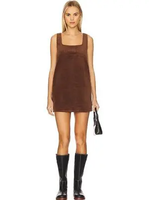 SIMONMILLER Sahara Corduroy Mini Dress - Choco Brown