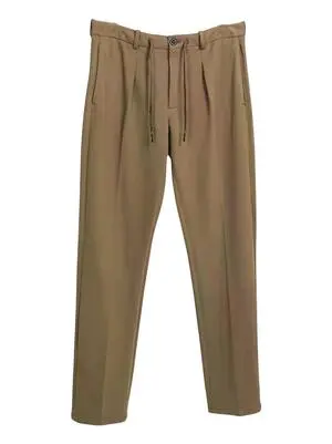 CIRCOLO 1901 Pleated Drawstring Trousers - Brown