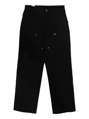 Casablanca Jacquard Cargo Trousers - Black