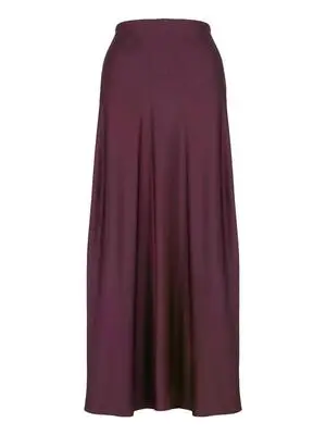 Federica Tosi Straight-hem Maxi Skirt - Purple