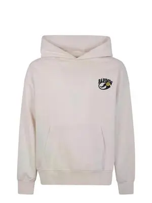 BARROW Teddy-print Hoodie - Neutrals