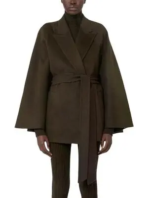 Max Mara Verna Tie-waist Jacket - Green