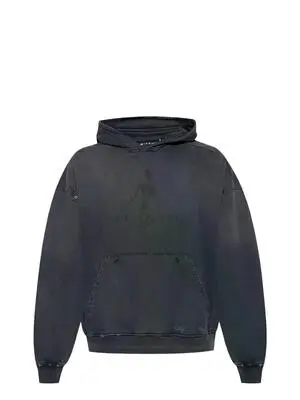 MISBHV Graphic-print Distressed Hoodie - Black