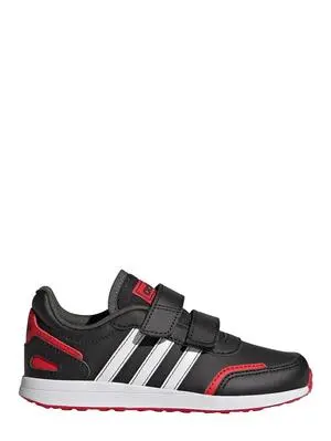 Adidas Vs Switch 3 Hook-and-loop Strap Sneakers - Core Black/cloud White/vivid Red