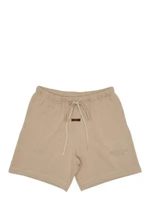 Fear Of God Essentials Soccer Fleece Shorts Timber