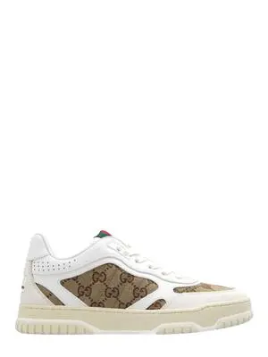 Gucci Gg Canvas Reweb Sneaker - Beige/ebony